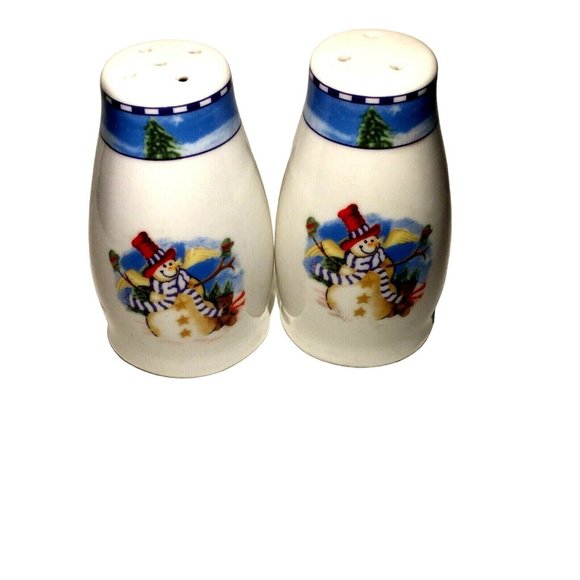 Unbranded | Dining | Snowmen Salt And Pepper Shakers 4 Inch Holidays ...